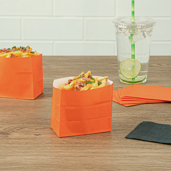 Orange Paper Bags | Bulk Gift Bags In Stock, Ships Today