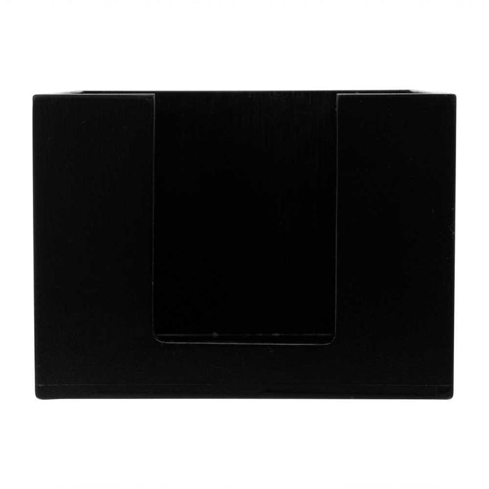 Nature Tek Square Black Bamboo Cocktail Napkin Holder - 5 1/2" x 5 1/2 ...