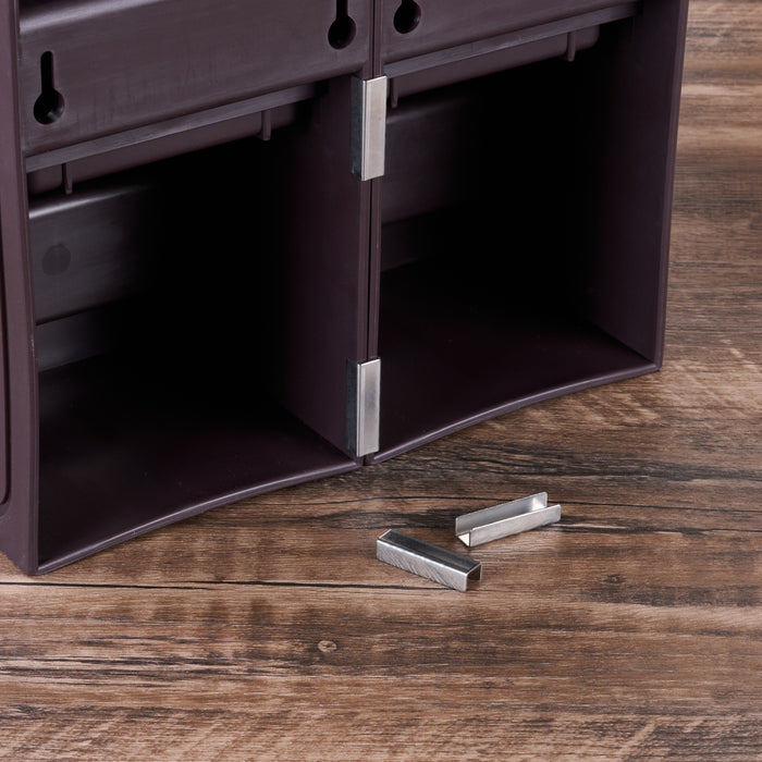 Met Lux Stainless Steel Connector Clip - For Condiment Bin Stand - 4 ...