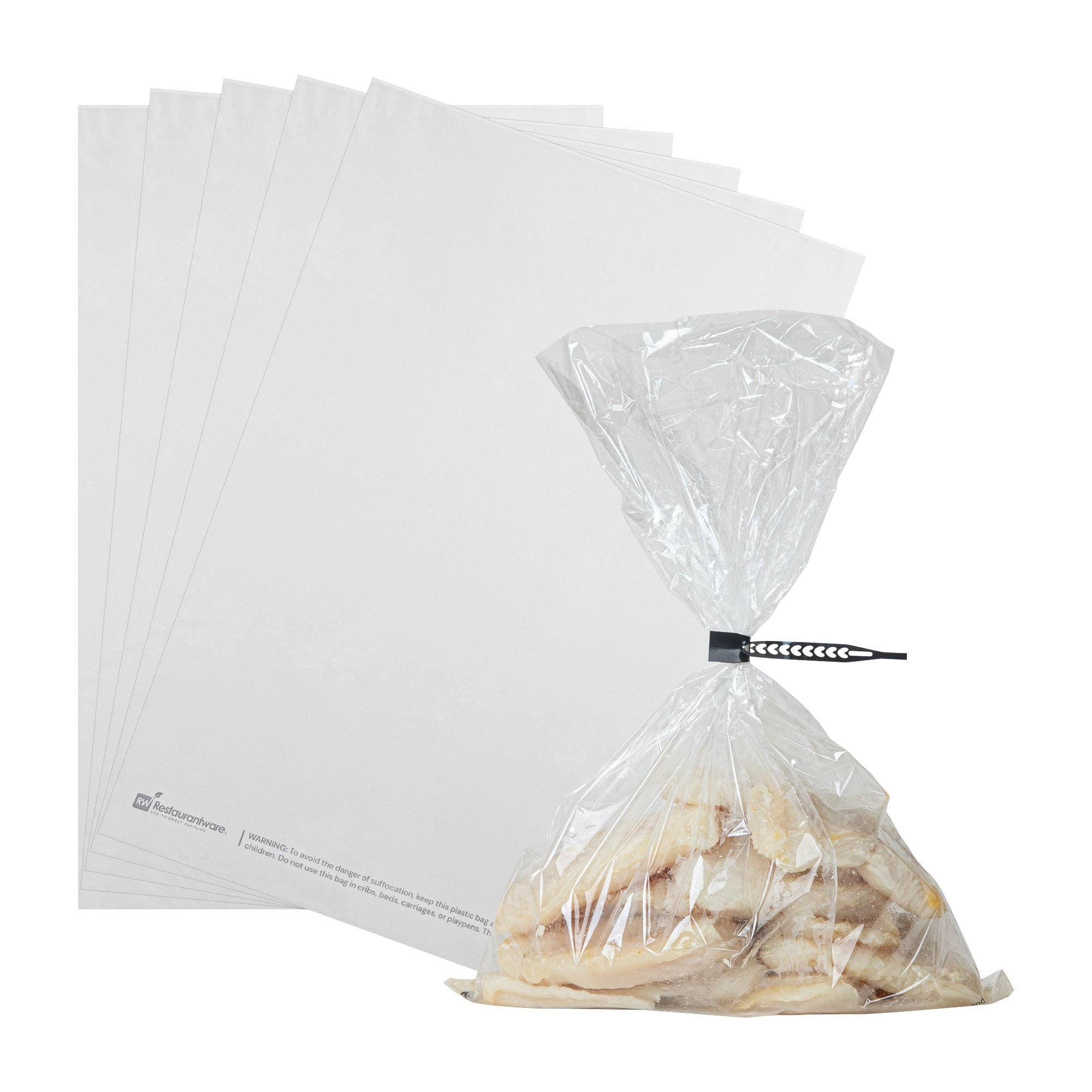 Fresh Hero Clear Plastic Oven Bag - with Ties, BPA-Free - 10" × 15 ...