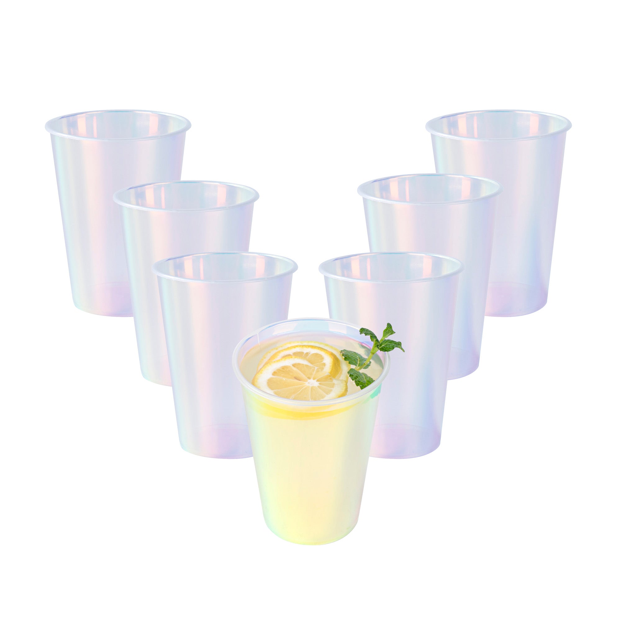 Bev Tek 12 oz Iridescent Plastic Hot / Cold Drinking Cup - 500 count box