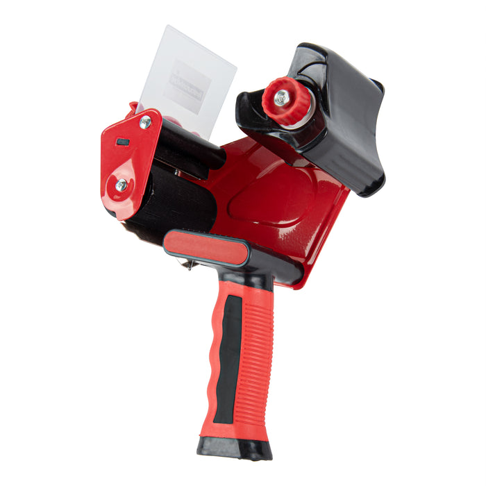 Handy Tek Red Tape Dispenser Gun - Rubber Handle - 3" - 10 count box