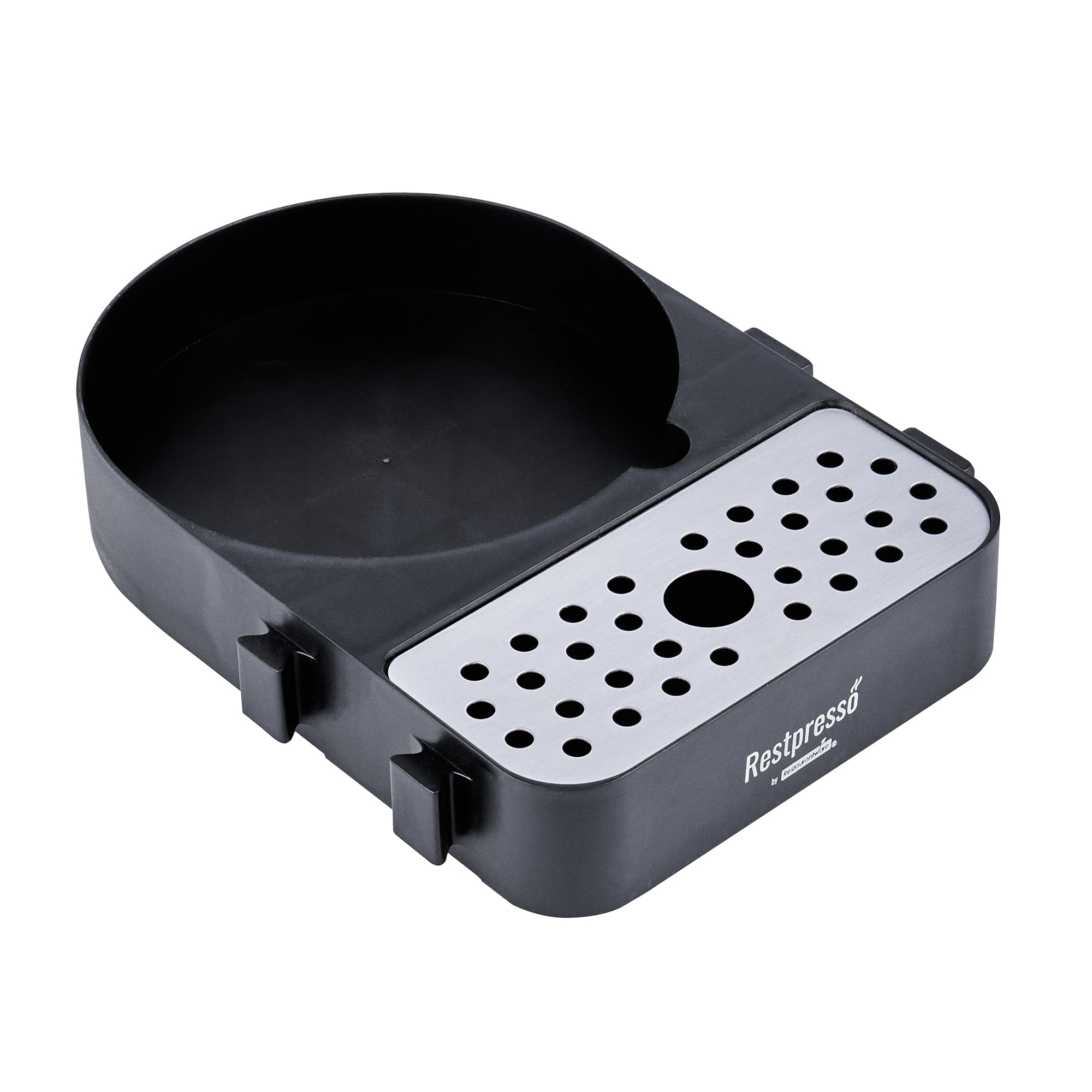 Restpresso Black Modular Airpot Rack - with Drip Tray - 1 count box