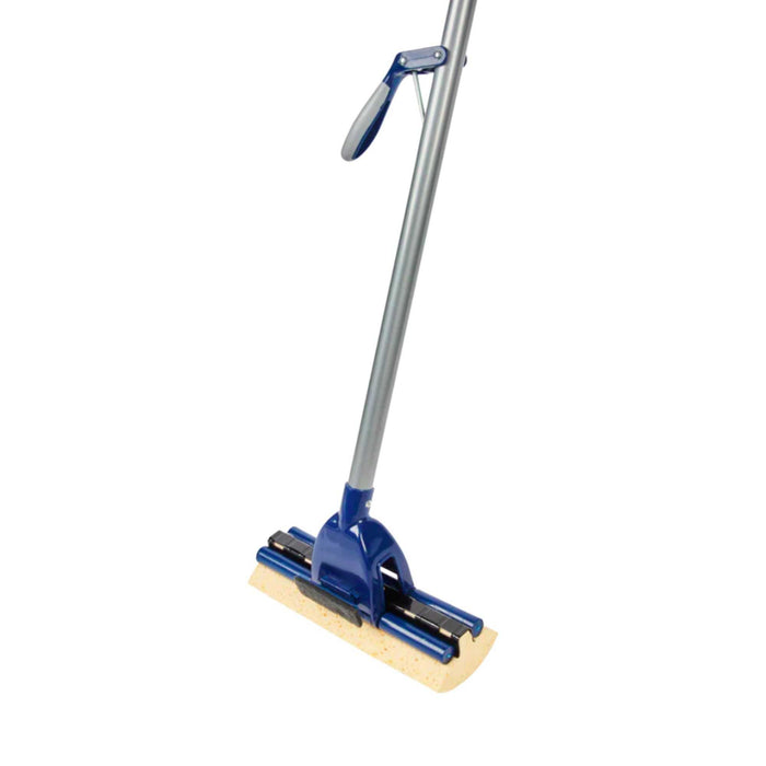 RW Clean Blue Cellulose Sponge Mop - with Handle, Scouring Pad ...
